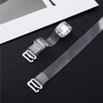 1 Pair Clear Bra Straps Transparent Adjustable Underwear Shoulder ...
