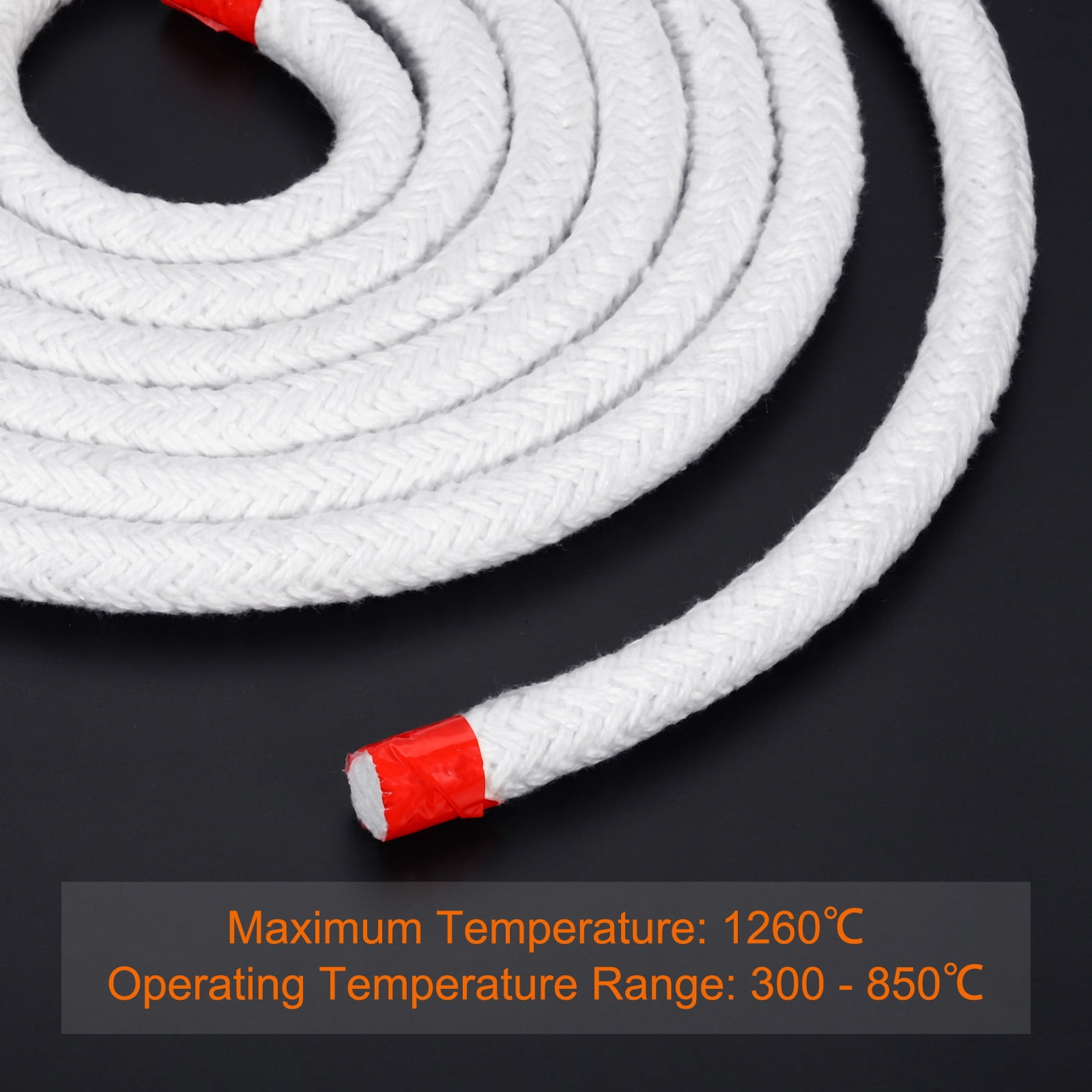 Ceramic Fiber Insulation Ceramic Fiber Rope Seal - 1/2 Inch X 8 Ft High ...
