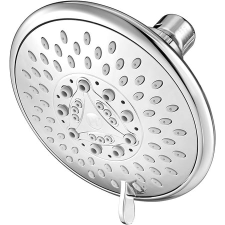 BAINIAN Rain Shower Head 5-Setting 2.5GPM, Pulsating Massage Flow ...