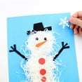 HAMPPLIES Snowman Making Props Paper Snowman DIY 2 Sets - Walmart.com