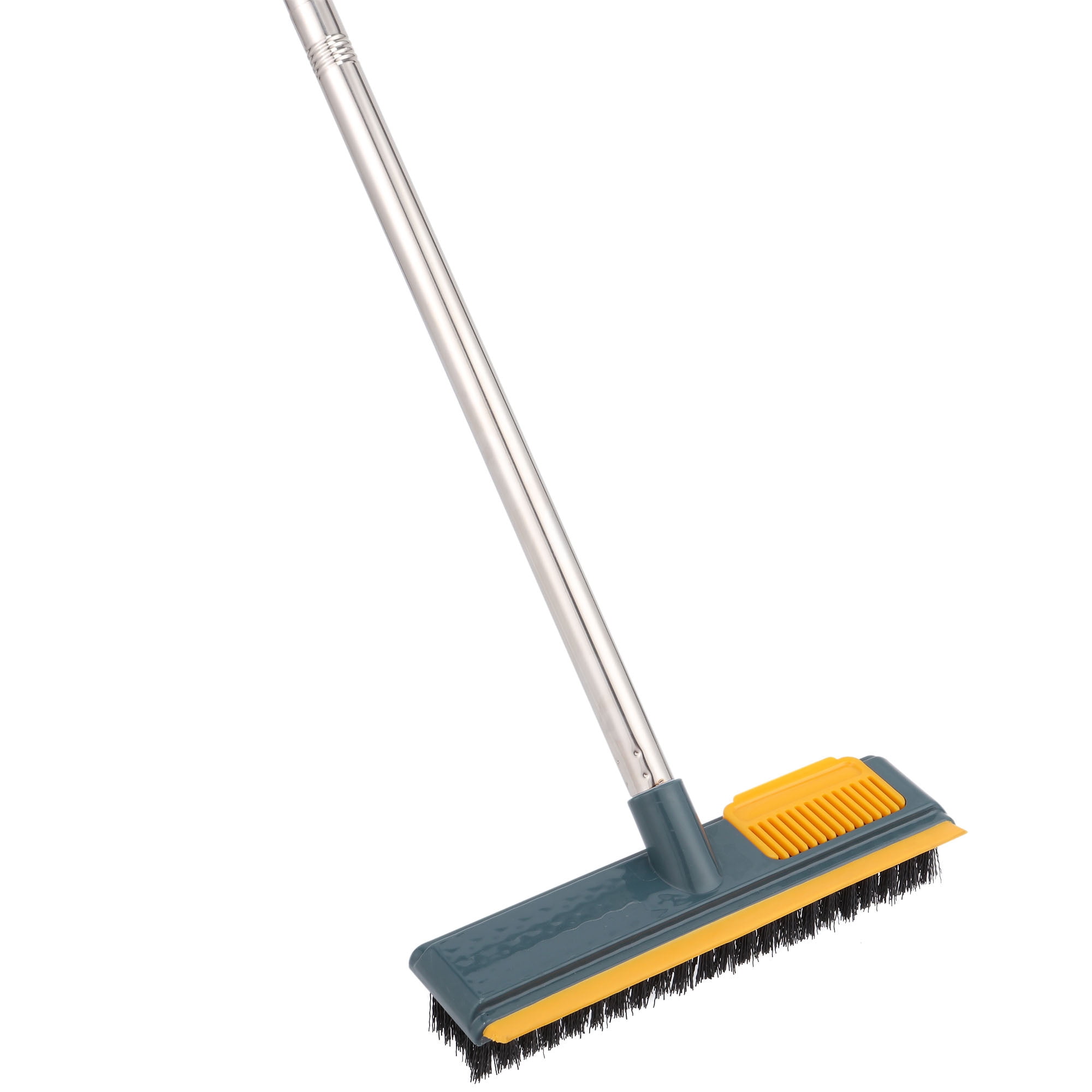 Floor Scrub Brush, Scrubber with Long Handle, Strong Extendable Stiff ...