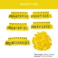 Arborister 100 Sets Farm Animals Cow Pig Number Ear Tag Signs Farm ...