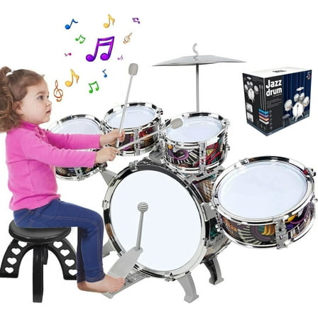 Free Shipping! Disney Mickey Mouse Kids Drum Set with 3 Drums and ...