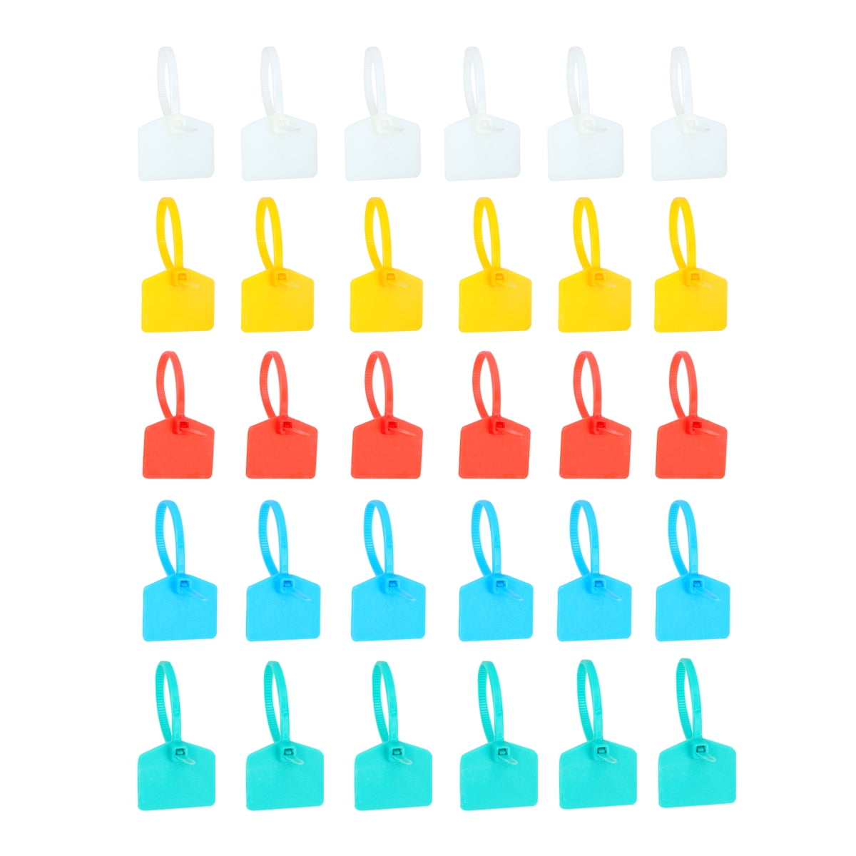 Hemoton Cable Tie Zip Ties Label Tags Markers Flag Self Locking Marker ...