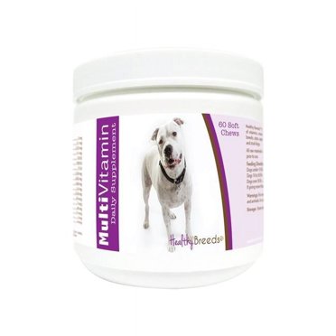 Healthy Breeds Pit Bull Multi-Tabs Vitamin Plus Chewable Tablets, 180 ...