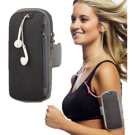 Running Arm Bag, Cell Phone Holder with Adjustable Velcro, Sweatproof ...