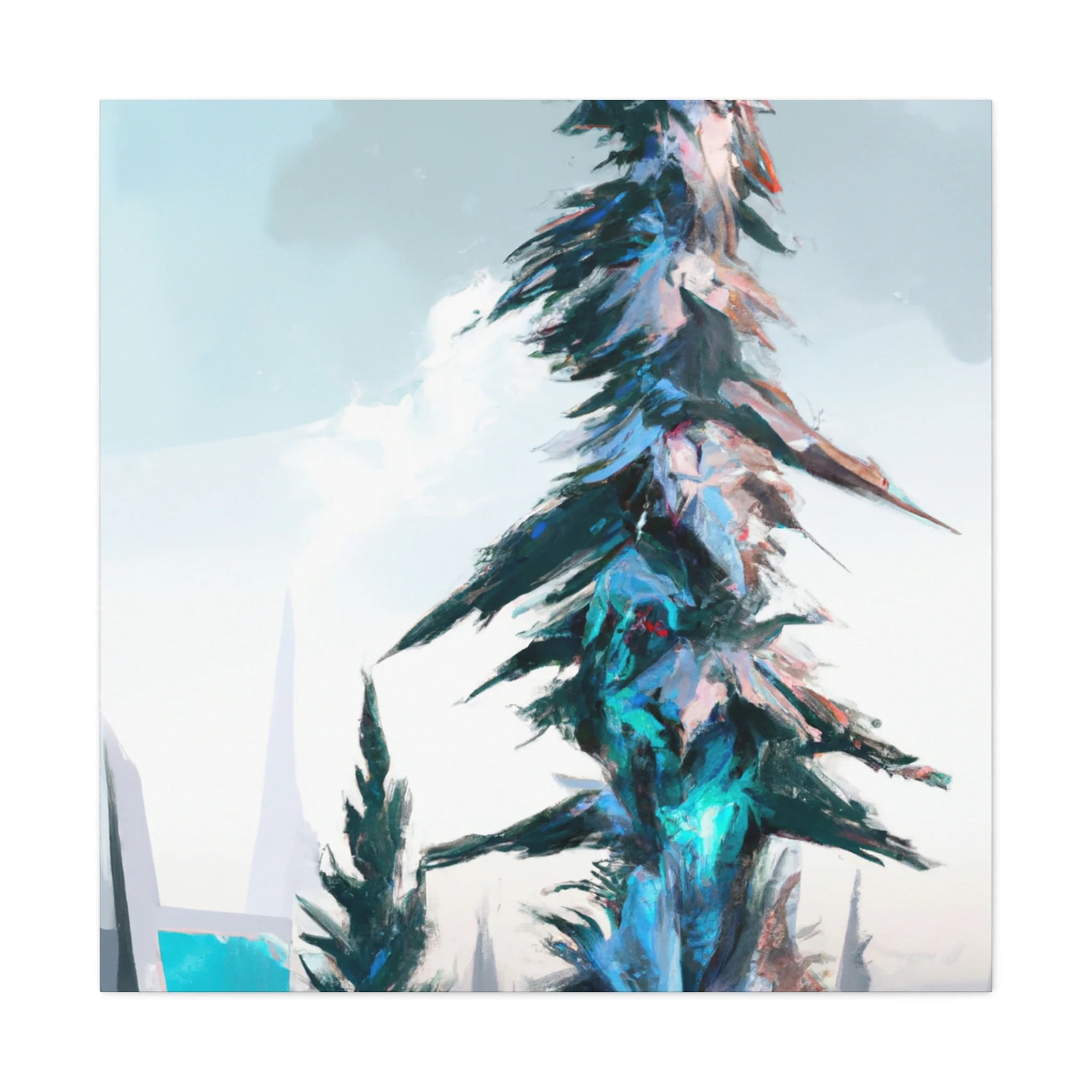 Pine Tree Expanse. - Canvas - Walmart.com