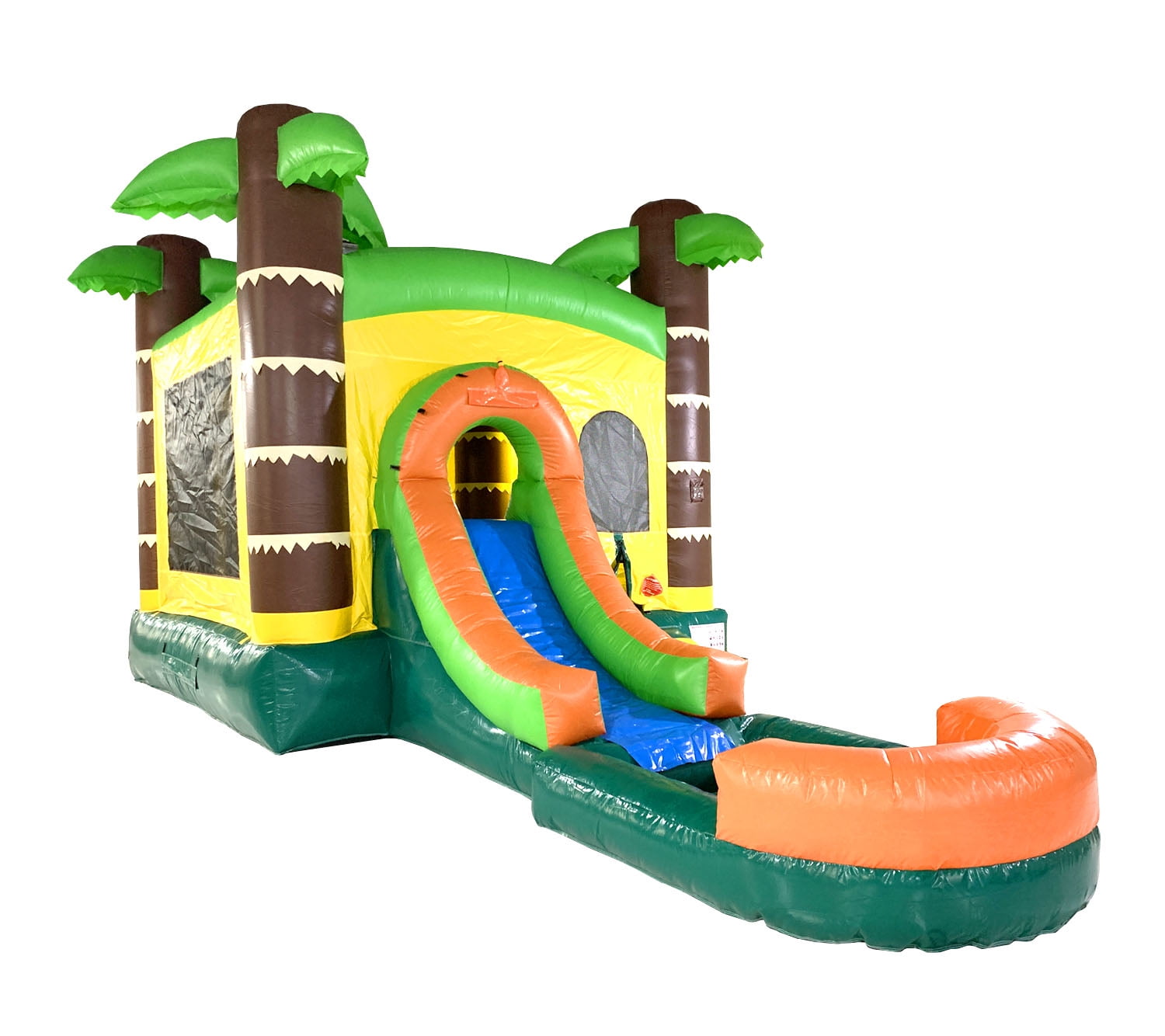 Pogo Bounce House Crossover Bounce House with Slide and Non-removable ...