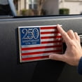 2PCS Anniversary America Flag 3D Metal Car Decal Emblems - 250th ...