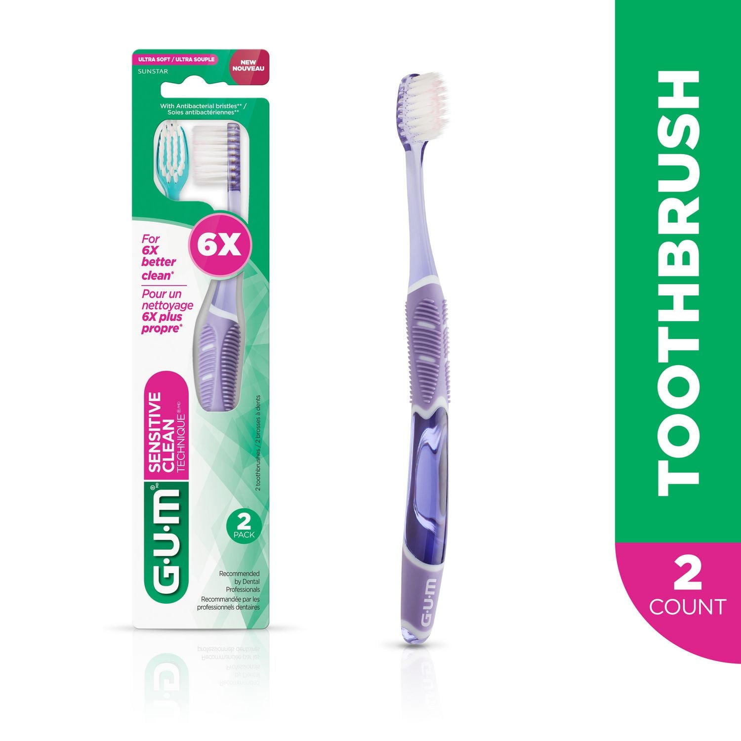 Click here for Gum Technique Sensitive Clean Toothbrush  Compact... prices