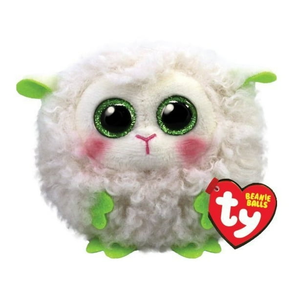 TY Puffies (Beanie Balls) Plush - BAASBY the 2023 Easter Lamb (4 inch ...