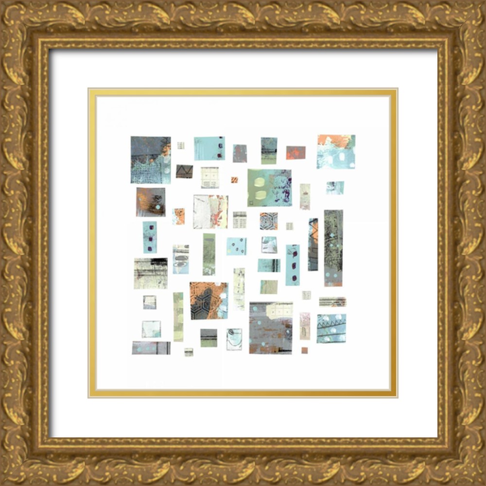 Ogren, Sarah 26x26 Gold Ornate Wood Framed with Double Matting Museum Art Print Titled - Blocks ...