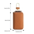 Leather Coin Purse Wallet, Double Layer Pouch Card Holder for Men Women ...