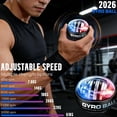 Upgraded Auto-Start Wrist Ball 2026: Hand Strengthener with LED Lights ...
