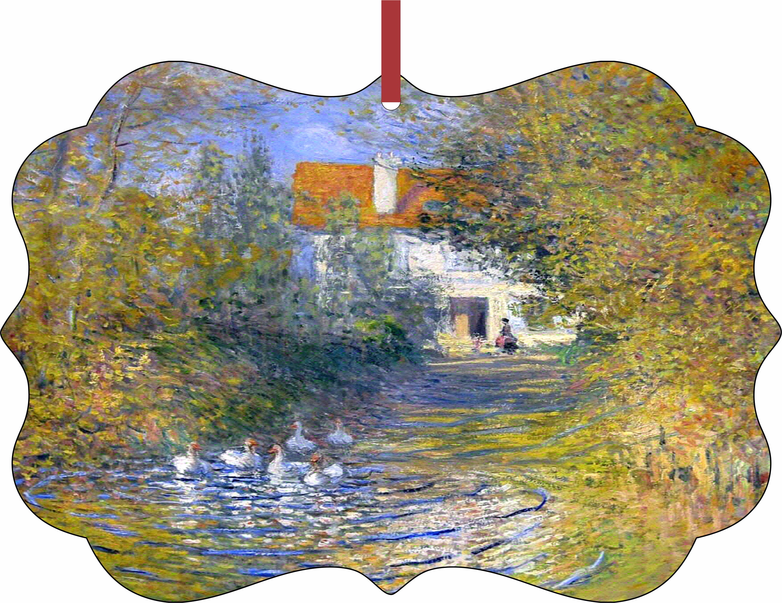 Artist Claude Monet's Geese in the Creek - TM - Double-Sided Benelux ...