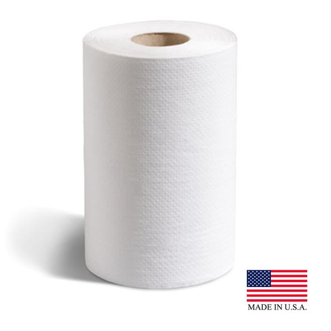 Putney Paper P-700-B PE 8 in. x 350 ft. White Hard Wound Roll Towel ...