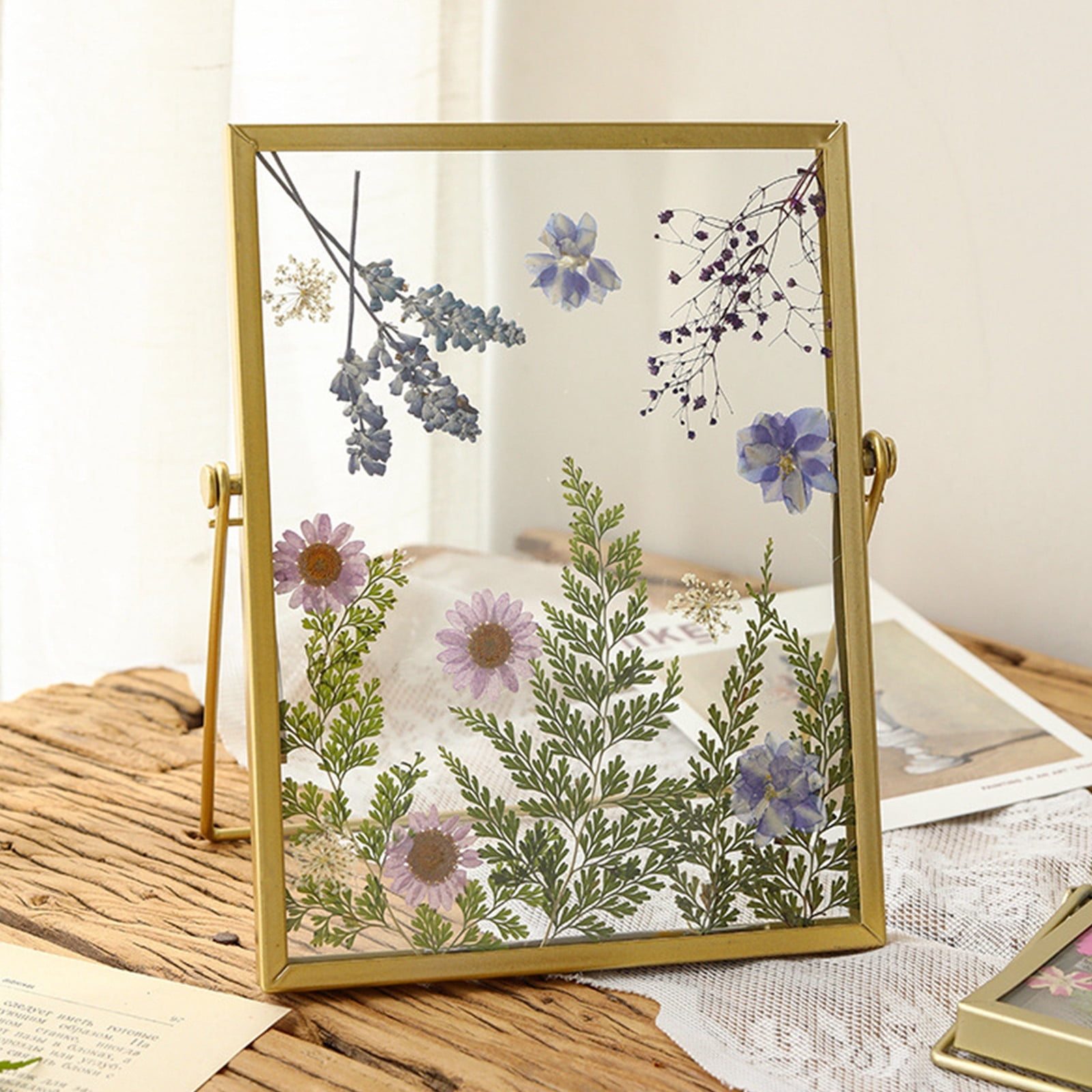 Click here for Bker Creative Handmade Diy Picture Frame Dry Flowe... prices