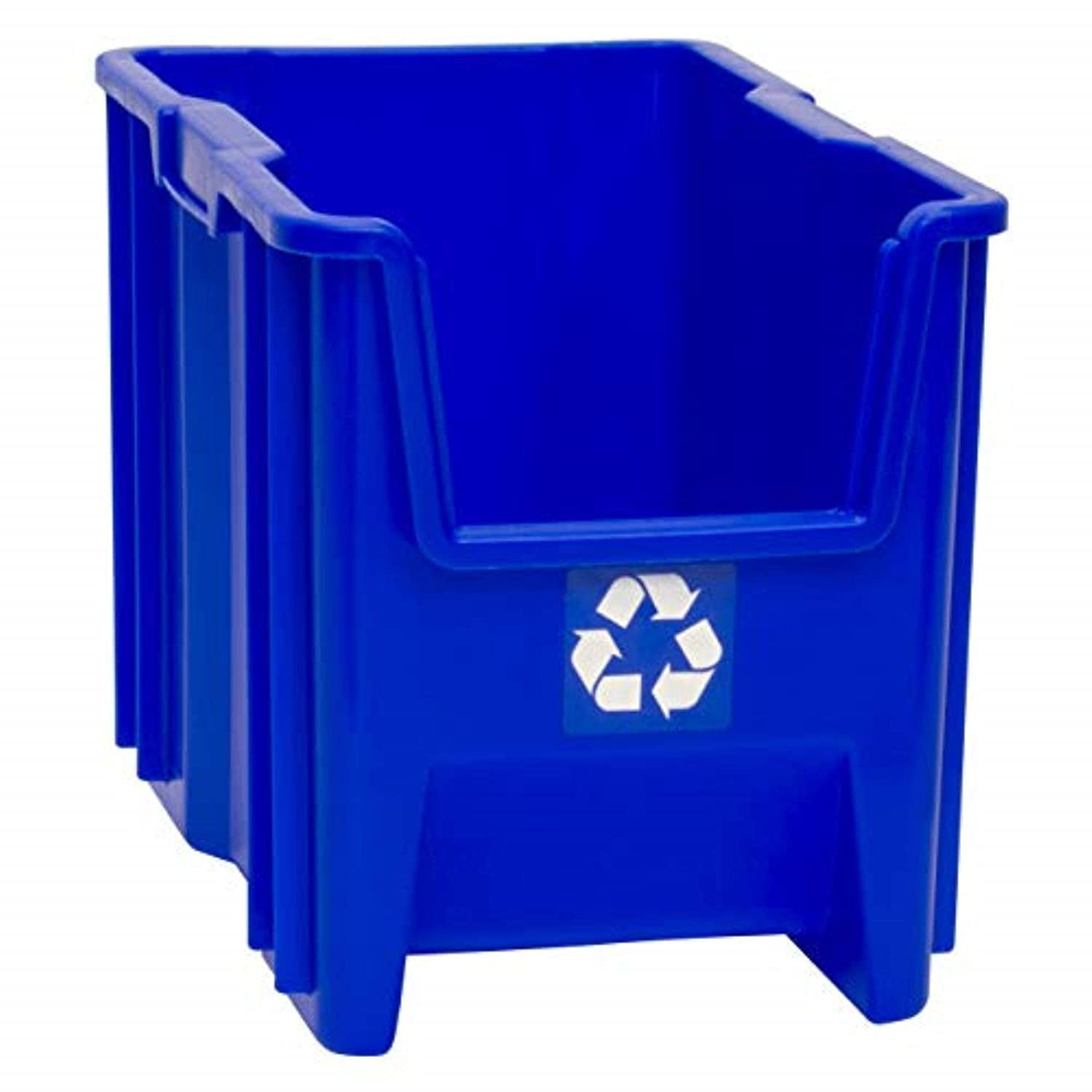 Commercial Industrial Heavy Duty Stackable Open-Front Recycling Bin Box ...