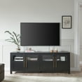 Evelyn&Zoe Holbrook Rectangular TV Stand for TV's up to 75", Black ...