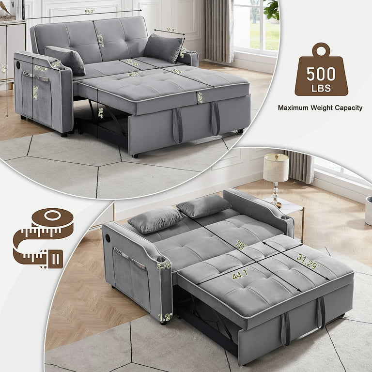 Thomas Futon Sofa Bed With Storage | Cabinets Matttroy