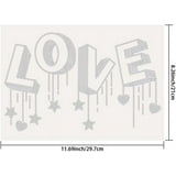 Love Iron on Rhinestones Transfer T-shirt Crystal Heat Transfer Designs ...