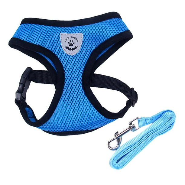 Breathable Harness with Handle Teddy Body Leash Puppy Harness Set ...