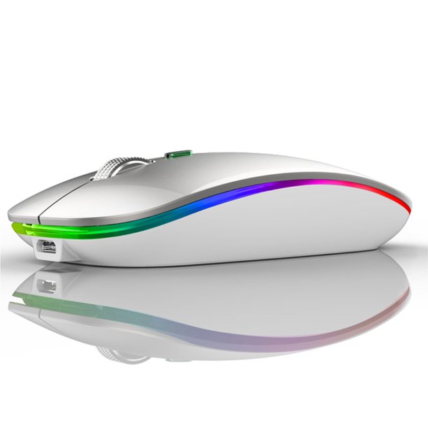 TENMOS Wireless Bluetooth Mouse Rechargeable Mouse (Bluetooth 5.1 + 2 ...