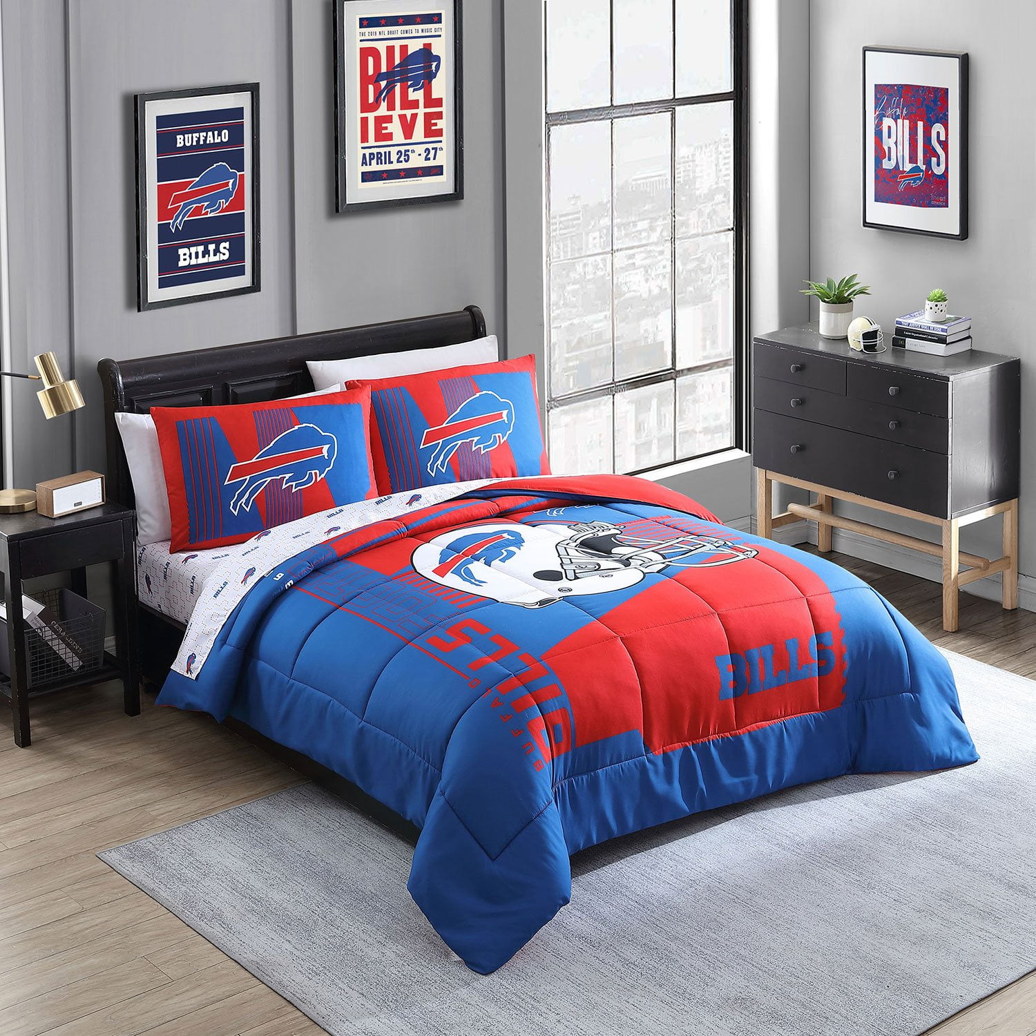 NFL Bed-In-A-Bag Comforter and Sheet Set, Assorted Teams and Sizes ...