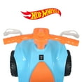 Licensed Hot Wheels 6V Battery Powered Ride on ATV for Kids Ages 2-5 ...