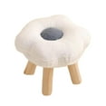 Sofa Footstool Footrest Shoes Changing Flower Shape Comfortable Cute ...