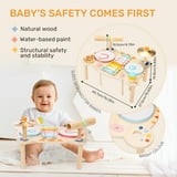 oathx Kids Drum Set, 7-in-1 Musical Instruments for Toddlers, Wooden ...