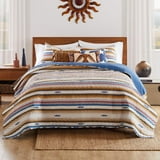 Barefoot Bungalow Painted Desert Oversized Southwestern Quilt Set, 3 ...
