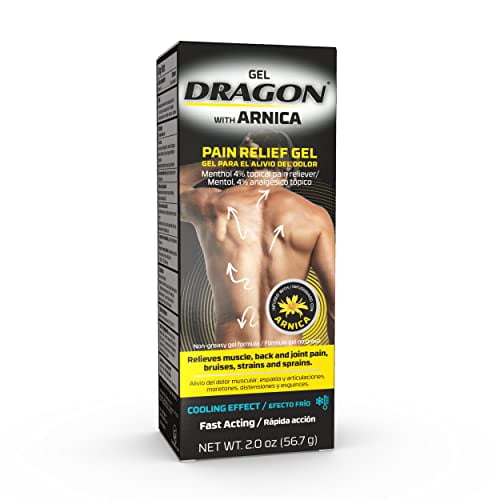 Dragon External Pain Relief Gel with Arnica for Muscle, Back & Joint ...