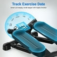 MERACH Mini Stair Stepper for Exercise, 330lbs Capacity, LCD Monitor ...