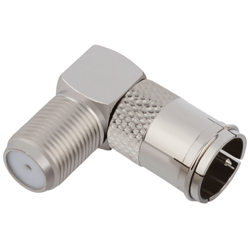Coaxial Cable Extender F-Type Right Angle Coax Connector For Wall ...