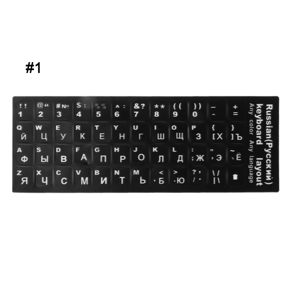 Keyboard Stickers Button Letters Alphabet Super Durable for PC Multi ...