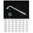 L-Shaped Socket Wrench Spanner Pipe Type Double Heads Elbow Perforated ...
