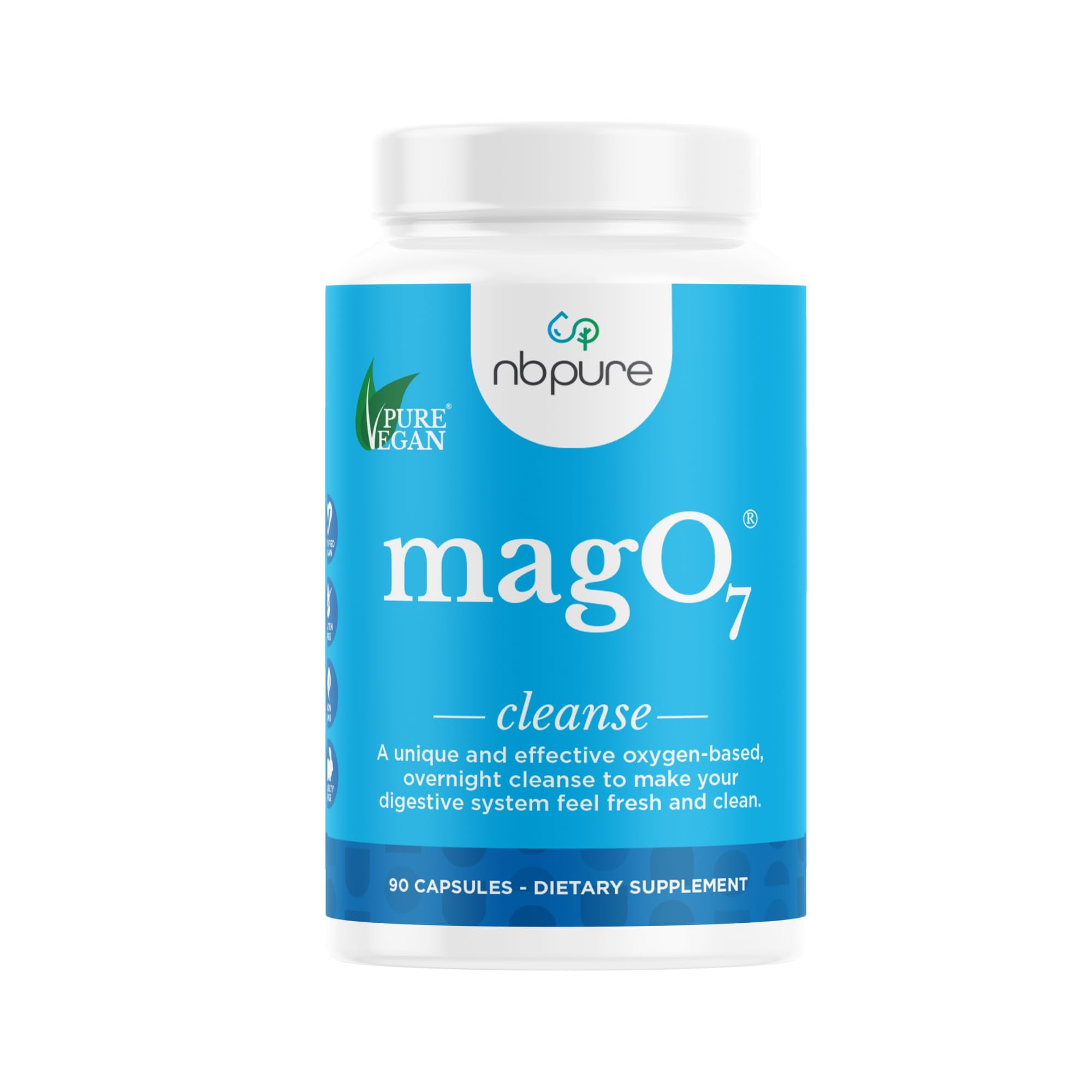 nbpure MagO7 - Natural Colon Cleanse & Detox - Occasional Constipation ...