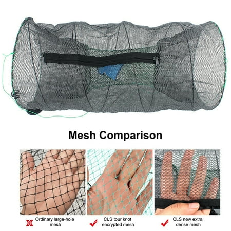 Fishing Net Foldable Portable Steel Wire Fish Network Fish Net Folding Portable Cage Outdoor ...