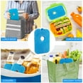 LotFancy Reusable Freezer Ice Packs for Cooler and Lunch Box, Slim 7x4 ...