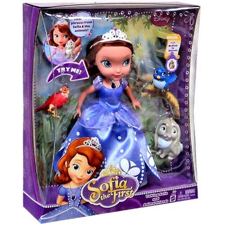 Sofia the First Talking Sofia Doll and Animal Friends Play Set ...