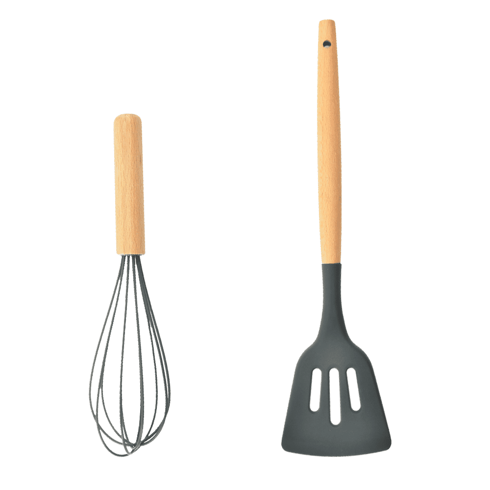 Kitchen Cooking Utensils Set,Non-stick Silicone Utensils Set with ...