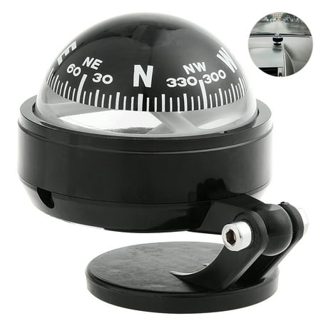 Car Dashboard Mount Navigation Compass Ball Plastic Direction Guidance ...