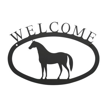Home Wall Decorative Indoor Black Moose & Pine - Welcome Sign Large ...