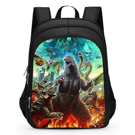 Godzilla Print School Bag Kids Waterproof Backpack | Walmart Canada