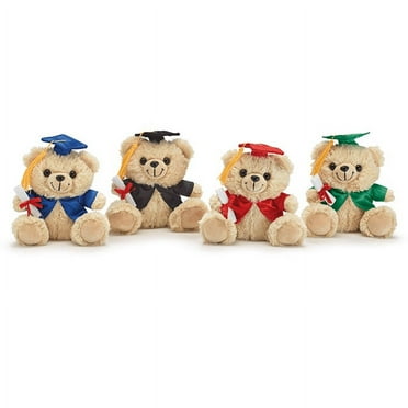 9" Graduation Plush Teddy Bear with Cap & Diploma Holding Heart Frame ...