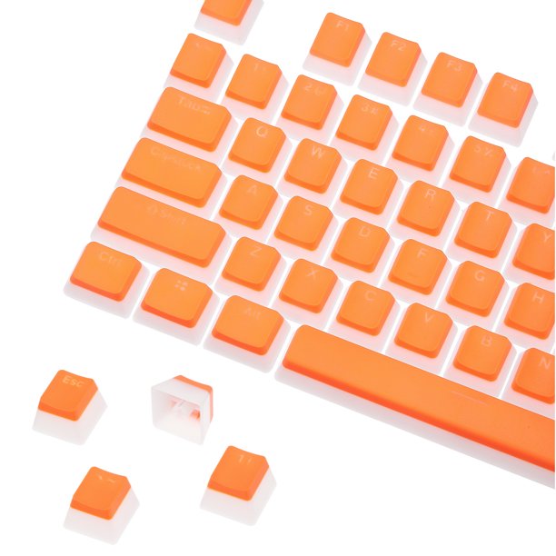 108 Keys PBT Pudding Keycaps Set OEM Profile Double Shot for Mechanical ...