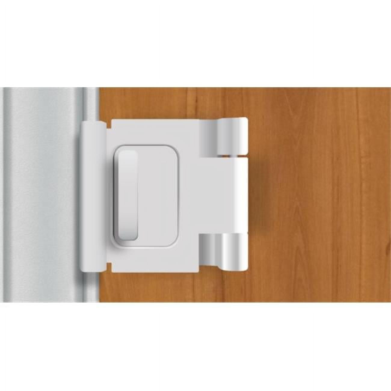 F-Meranto Technology Door Guardian Outswing Door Lock - White