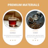 FRCOLOR Black Synthetic Tea Tray with Drainage for Home Use Enough Area ...