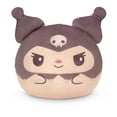 TeeTurtle, Sanrio Reversible Plush Toy, Kuromi 6 Inch, Soft Cuddly ...